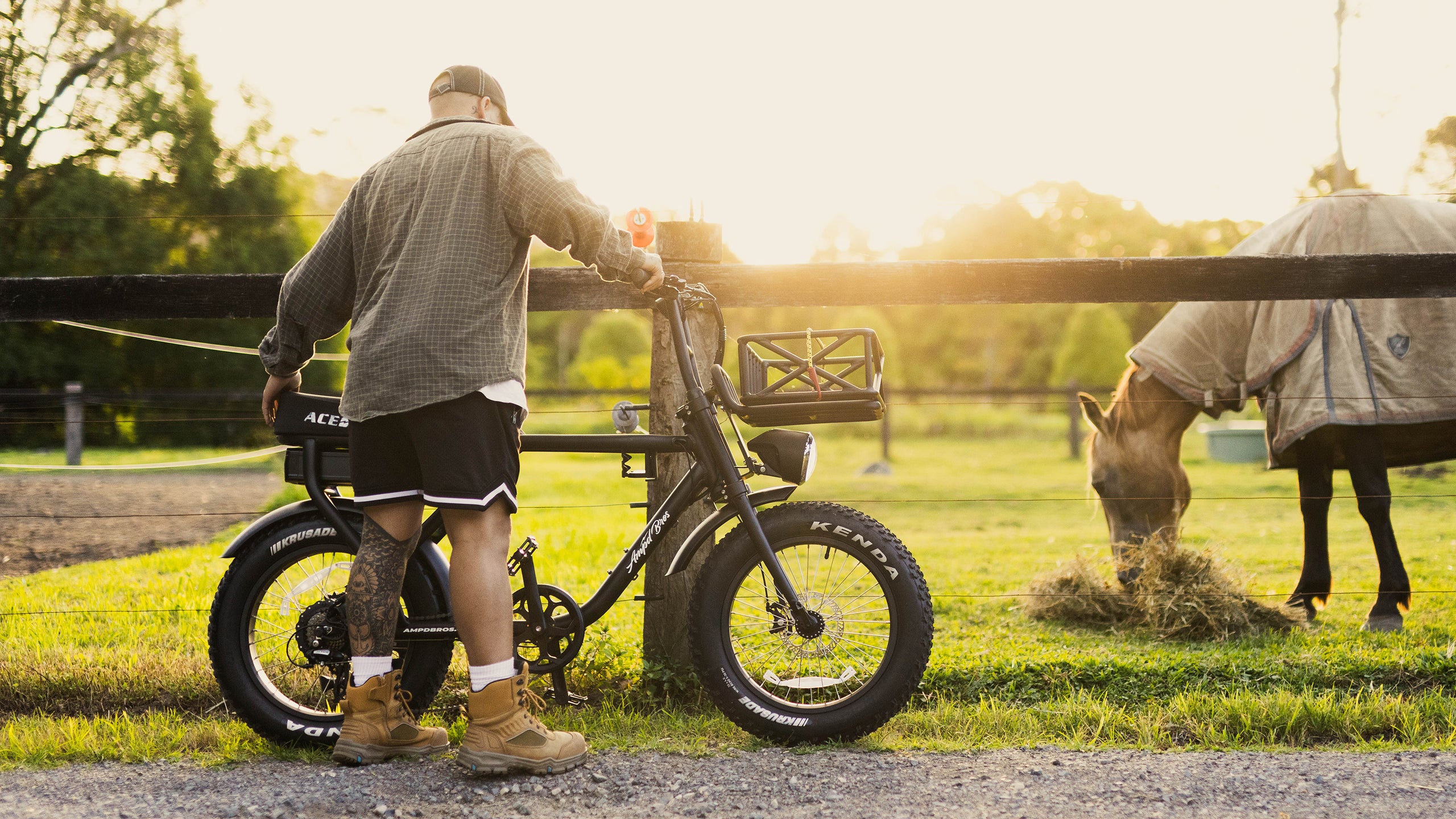ACE Electric Bike | The Original Fat Tyre Retro Cruiser Electric Bike ...