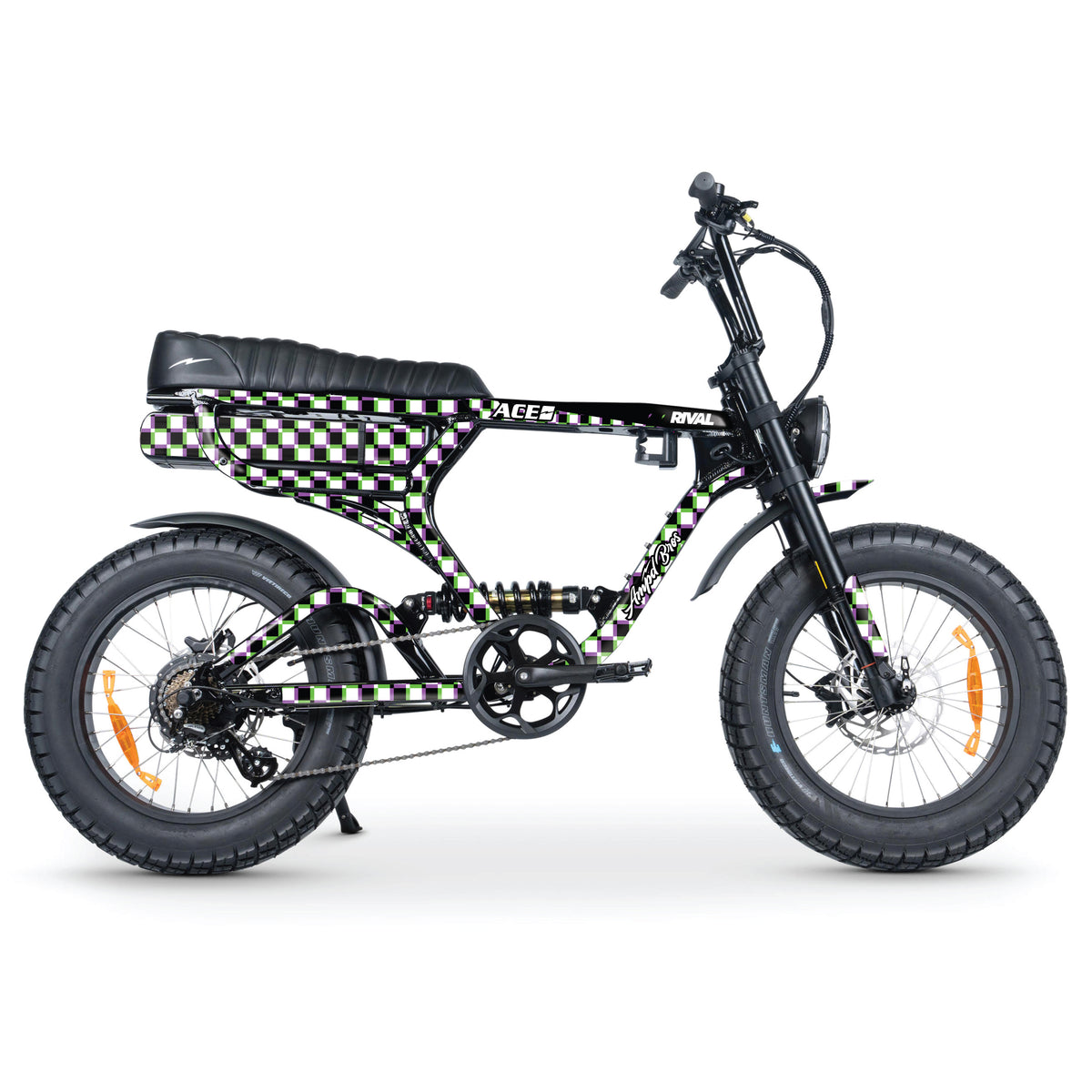 ACE Bike Checker Sticker Kits – Custom E-Bike Graphics by Rival Ink ...