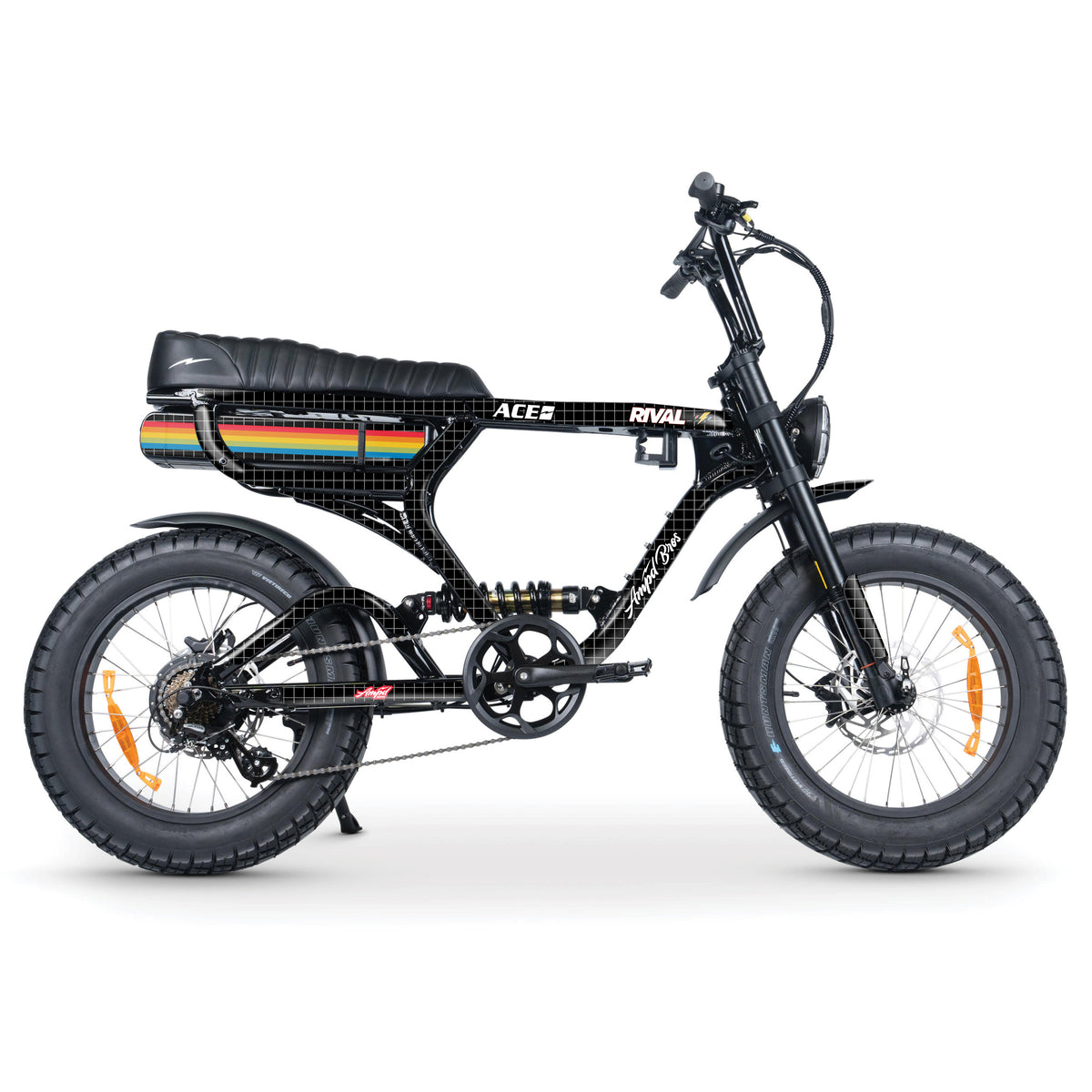 ACE Bike Rainbow Graphics Kits – Custom E-Bike Stickers by Rival Ink ...