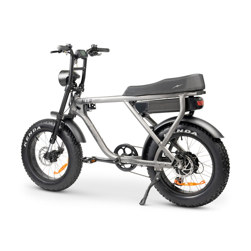 ACE-X Plus Fat Tyre 2 Seat Cruiser Electric Bike – Ampd Bros Electric Bikes