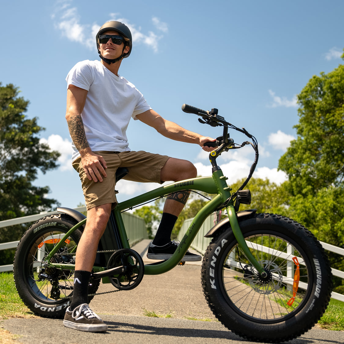 Stubbie S2 Original Fat Tyre Cruiser Electric Bike – Ampd Bros Electric ...