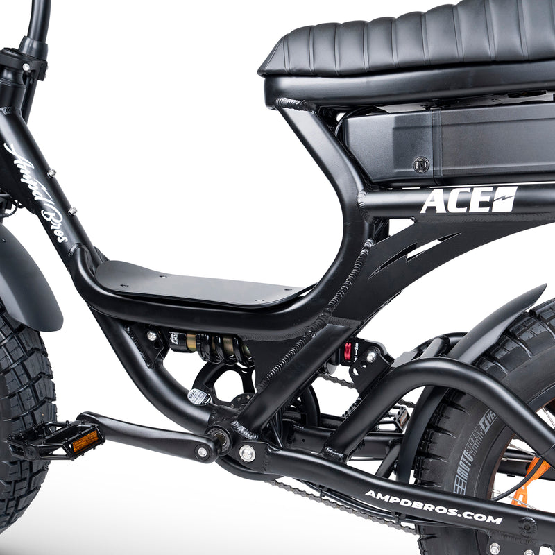 ACE-S PRO 1,000W Step Through Fat Tyre Electric Bike – Ampd Bros ...