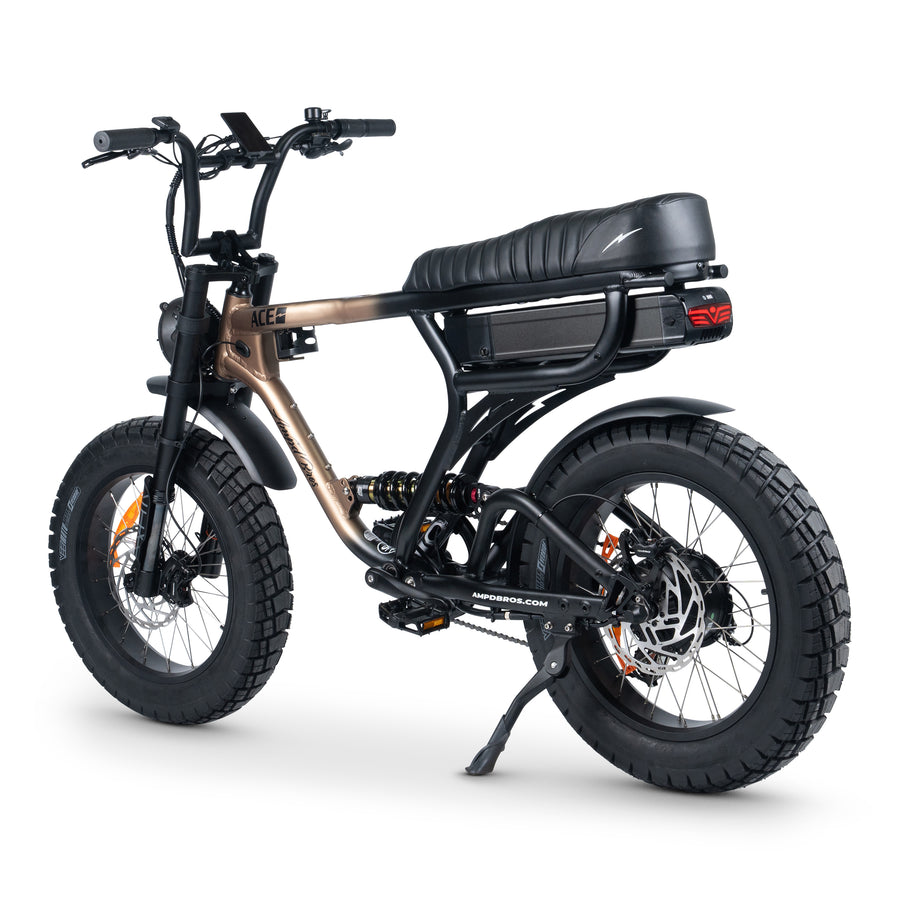 ACE-X PRO Dual Suspension Performance Fat Tyre Electric Bike – Ampd ...