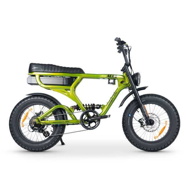ACE-X PRO Dual Suspension Performance Fat Tyre Electric Bike – Ampd ...