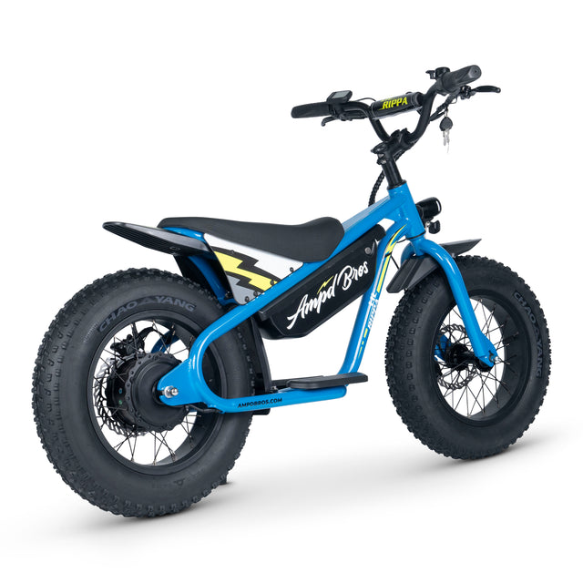 Lil Rippa 16" Kids Fat Tyre Electric Balance Bike – Ampd Bros Electric ...