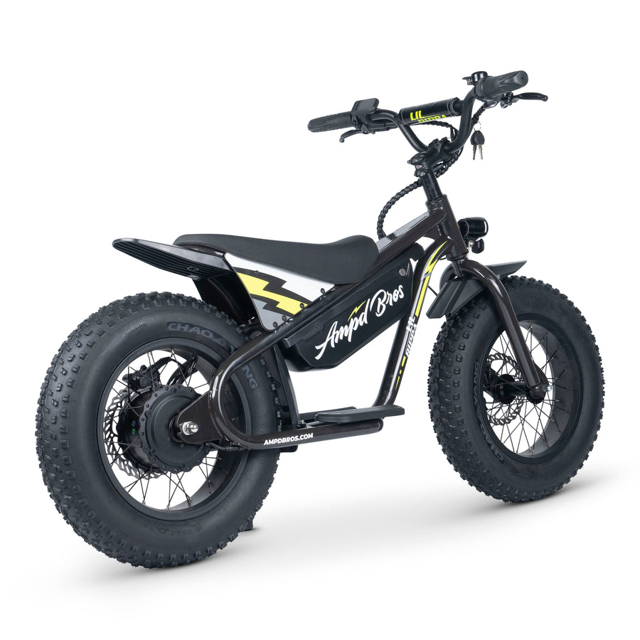 Lil Rippa 16" Kids Fat Tyre Electric Balance Bike – Ampd Bros Electric ...
