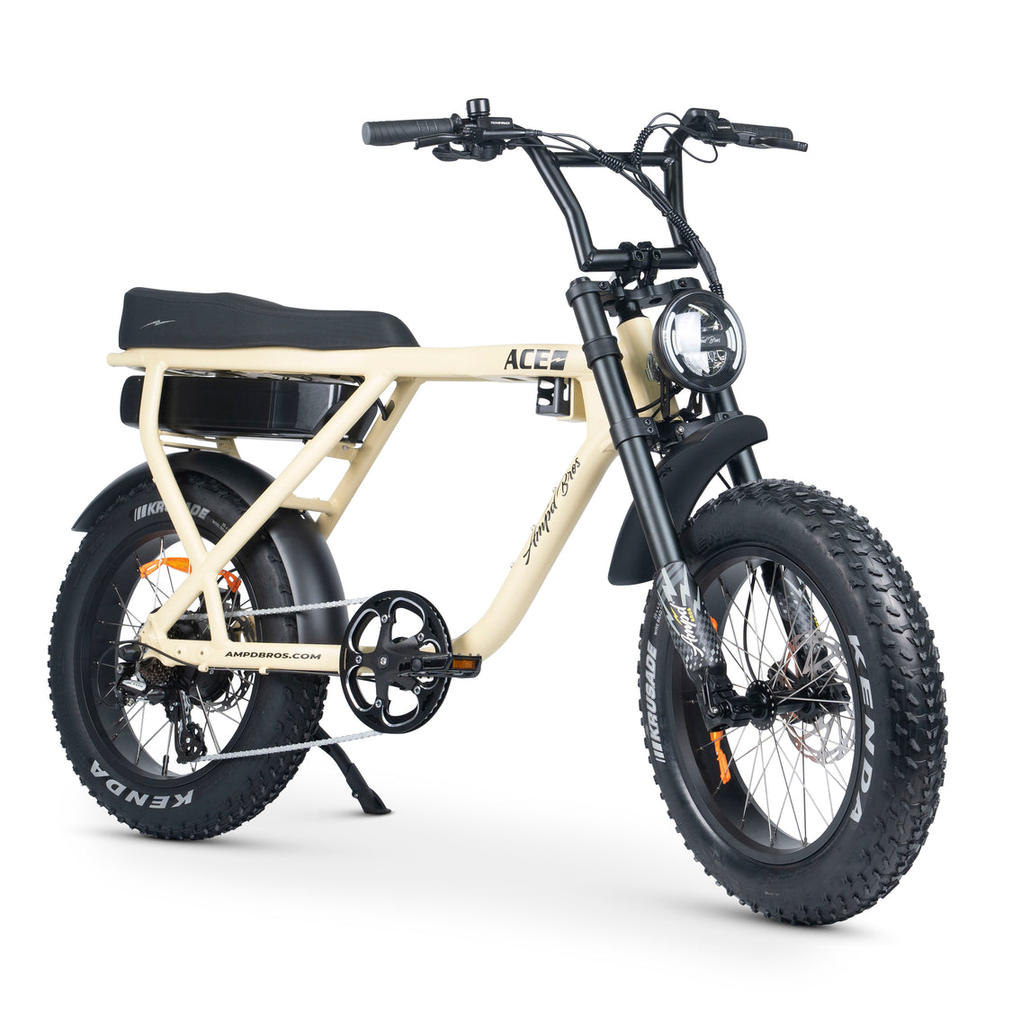 ACE-X Plus Fat Tyre 2 Seat Cruiser Electric Bike – Ampd Bros Electric Bikes
