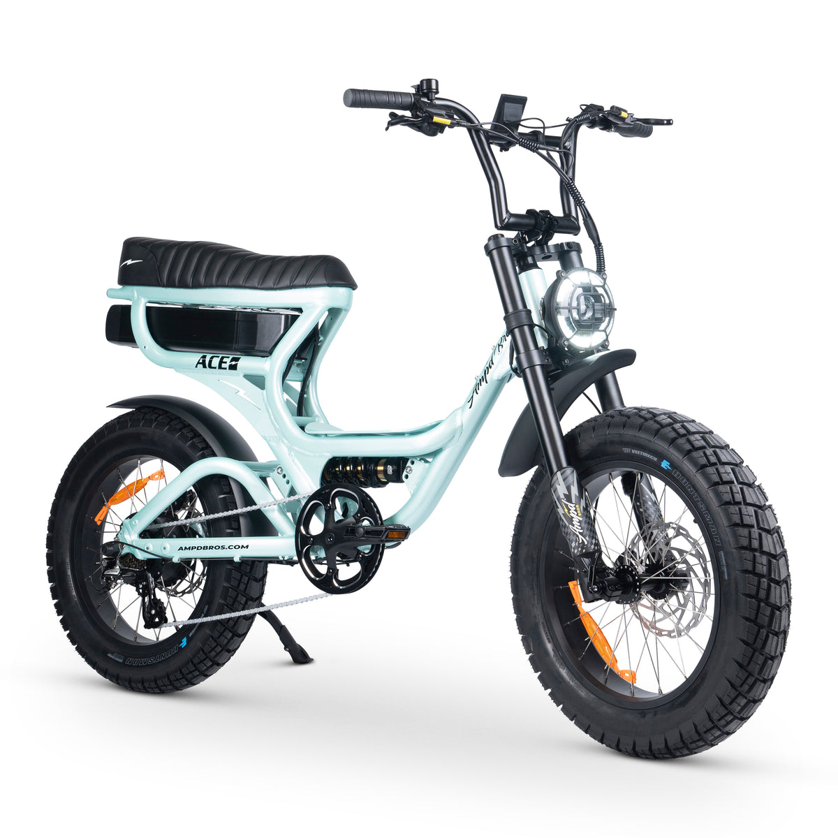 ACE-S PRO Step Through Fat Tyre Electric Bike – Ampd Bros Electric Bikes