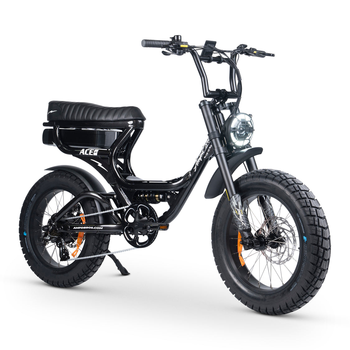 ACE-S PRO 1,000W Step Through Fat Tyre Electric Bike – Ampd Bros ...