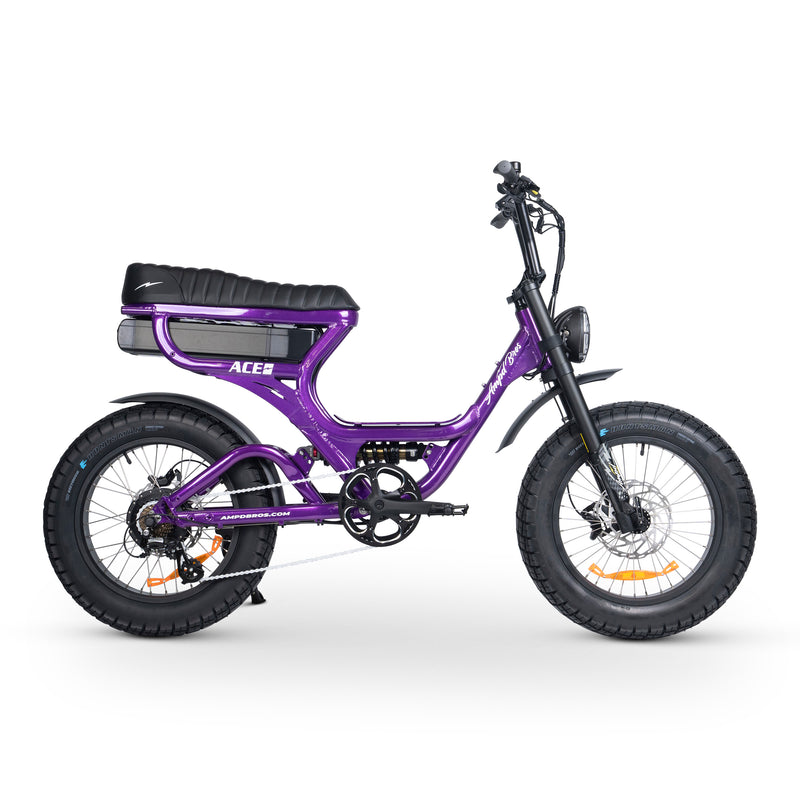 ACE-S PRO 1,000W Step Through Fat Tyre Electric Bike – Ampd Bros ...