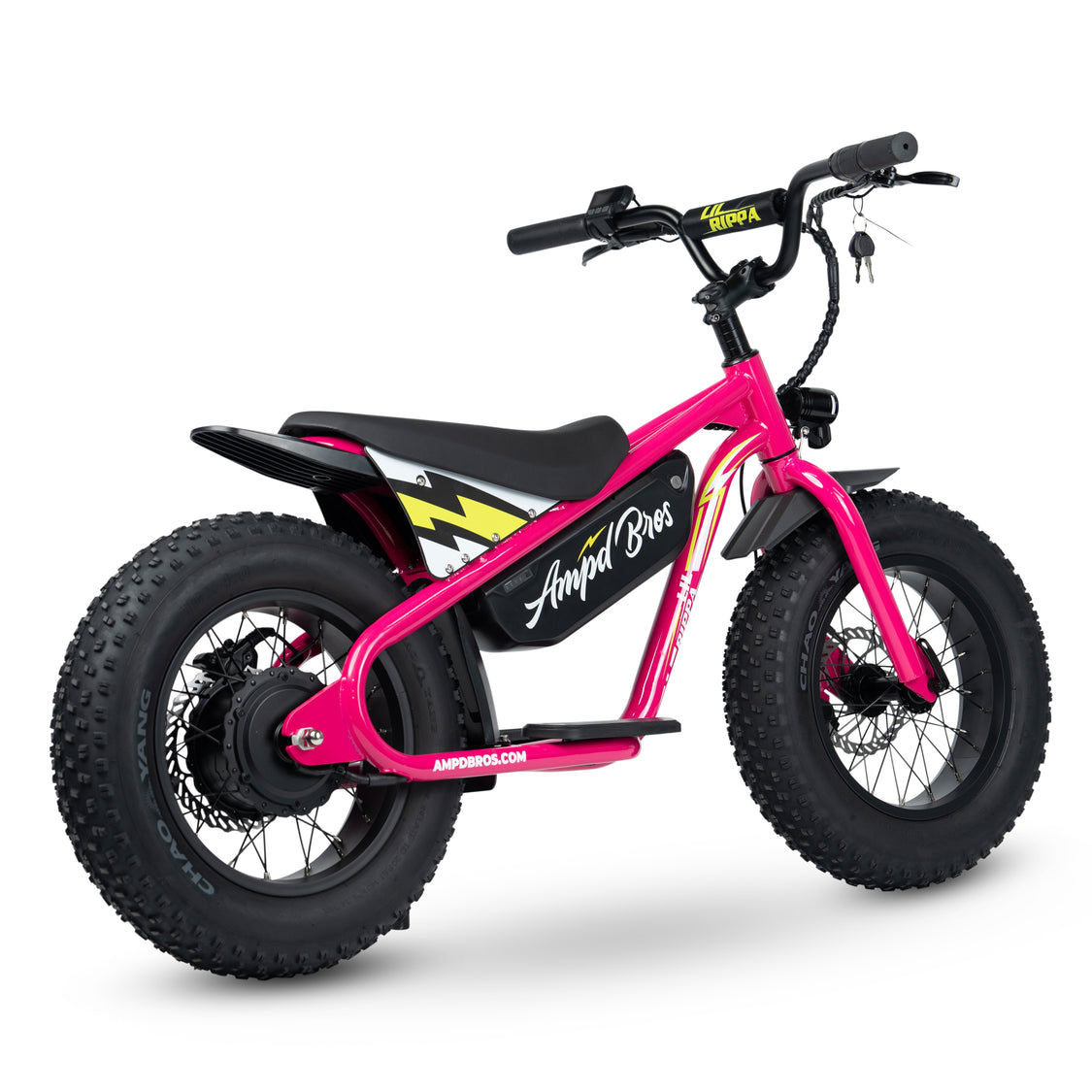 Lil Rippa 16" Kids Fat Tyre Electric Balance Bike – Ampd Bros Electric ...