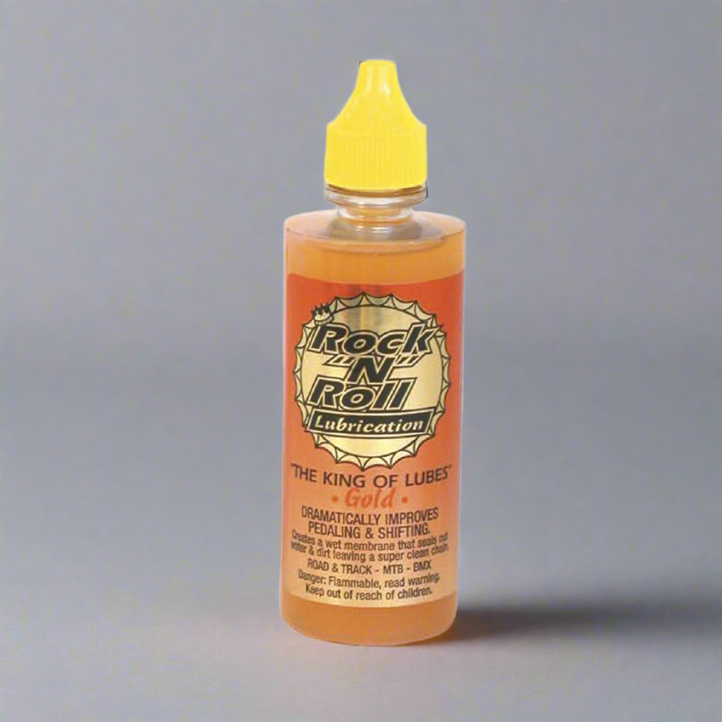 Rock "n" Roll Gold Chain Lube 118ml – Ampd Bros Electric Bikes